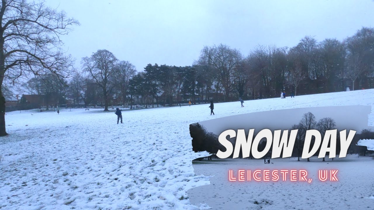 Leicester City Snow Day 2023 | UK Life - YouTube
