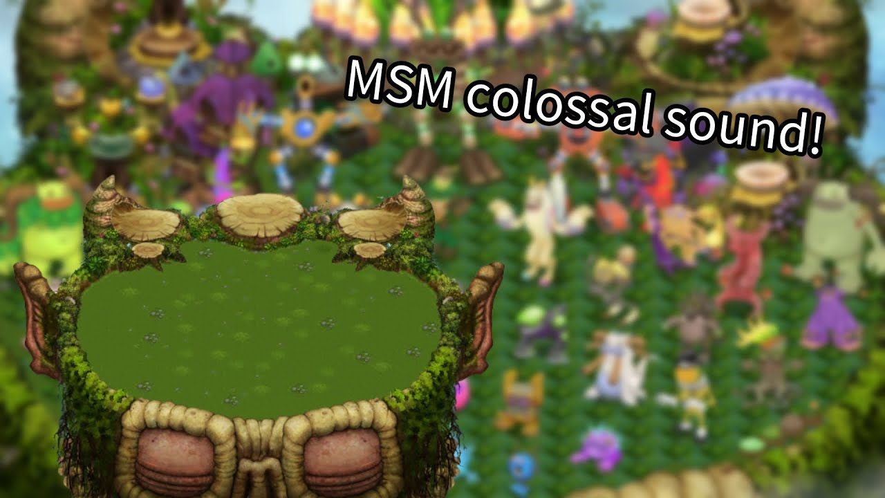 My singing monsters - plant island colossal sound - YouTube