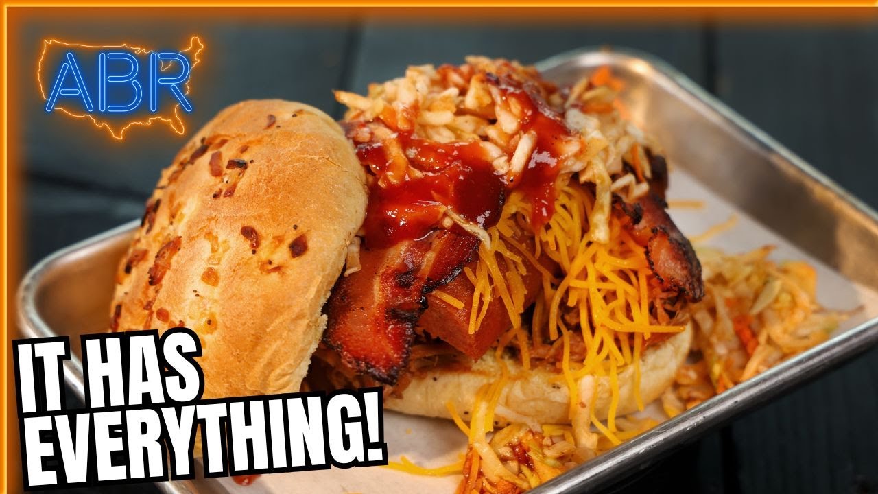 This is the Craziest BBQ Sandwich We've Seen | Red Wood Grill - YouTube