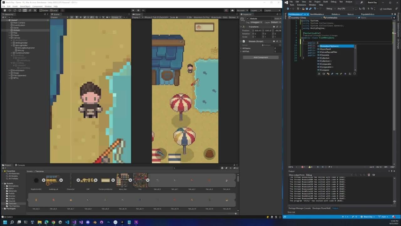 😎 Day #3 - Unity 2D - Inventory - Building Beach Day 😎 - YouTube