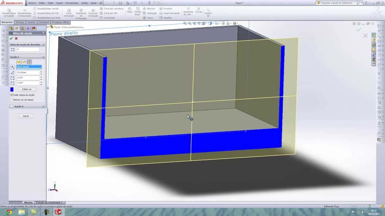 Solidworks 2013 - Introdução - Aula 01 - YouTube