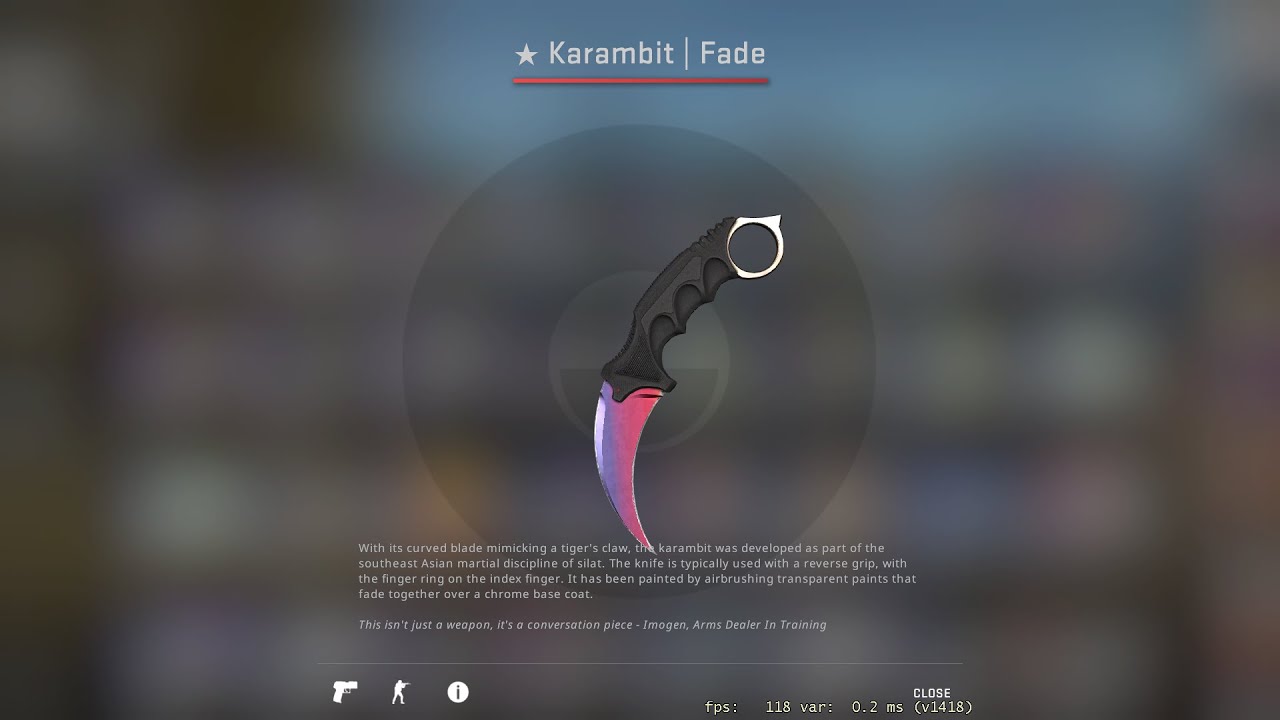 "open revolver case for karambit FADE" - YouTube