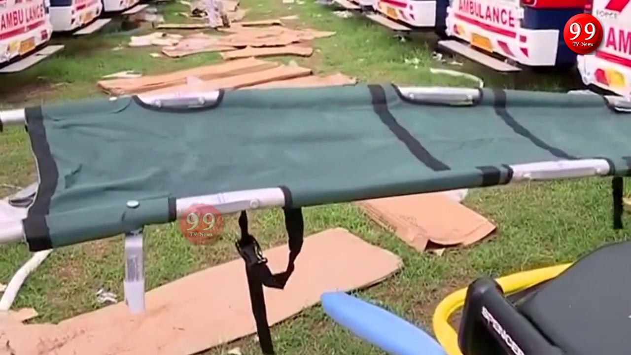 Best Interior Decorating of 104 and 108 Ambulance at Andhra Pradesh ...