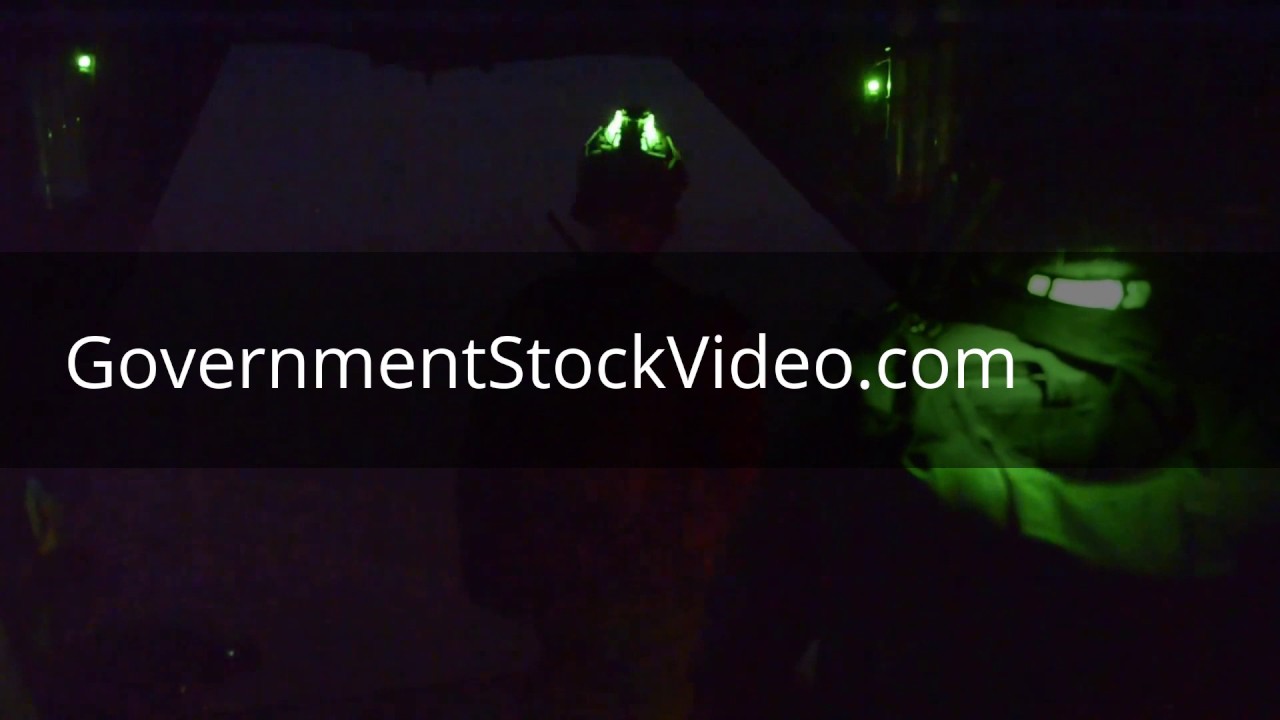 Military Stock Video | USAF Special Forces Night Drop 1 - YouTube