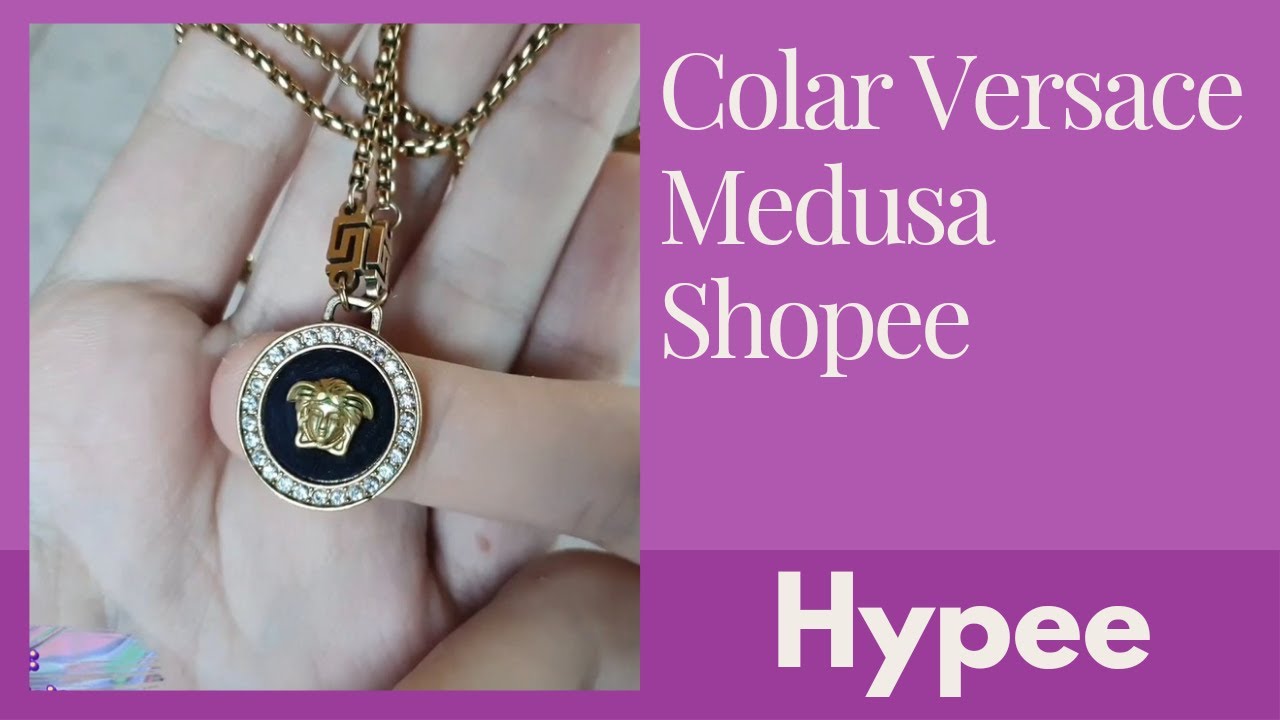 Colar Versace Medusa Shopee - YouTube
