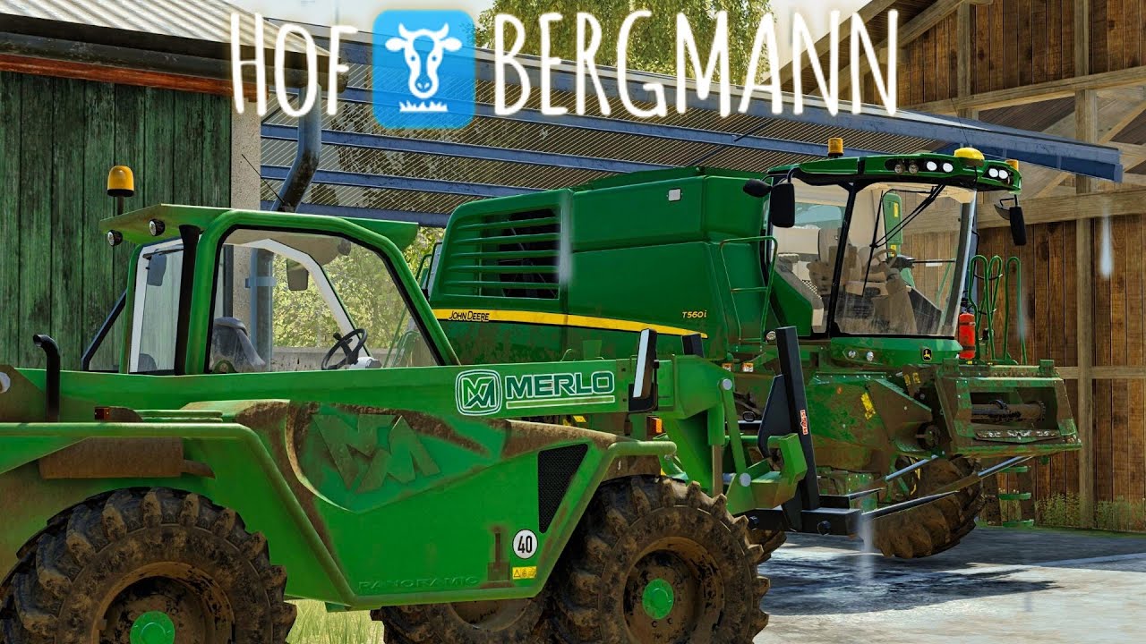 LS22 | HOF BERGMANN #97 - ARBEIT verteilen und los - Farming Simulator 22 - YouTube