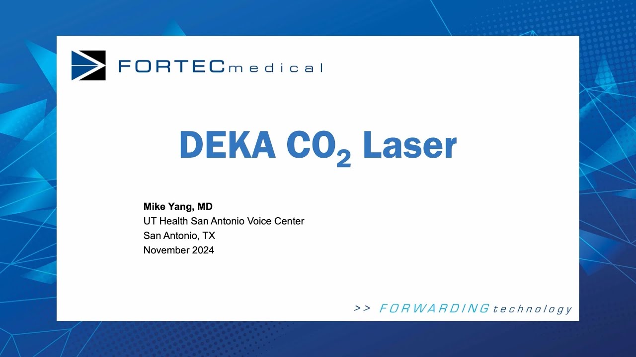 DEKA Webinar - Dr. Mike Yang | ForTec Medical - YouTube