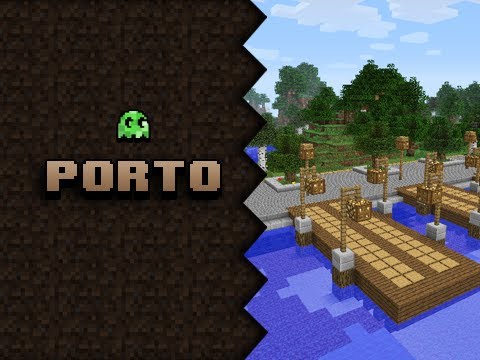 Minecraft: Como construir um Porto - YouTube
