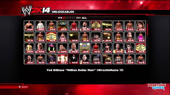 Wwe 14 Roster