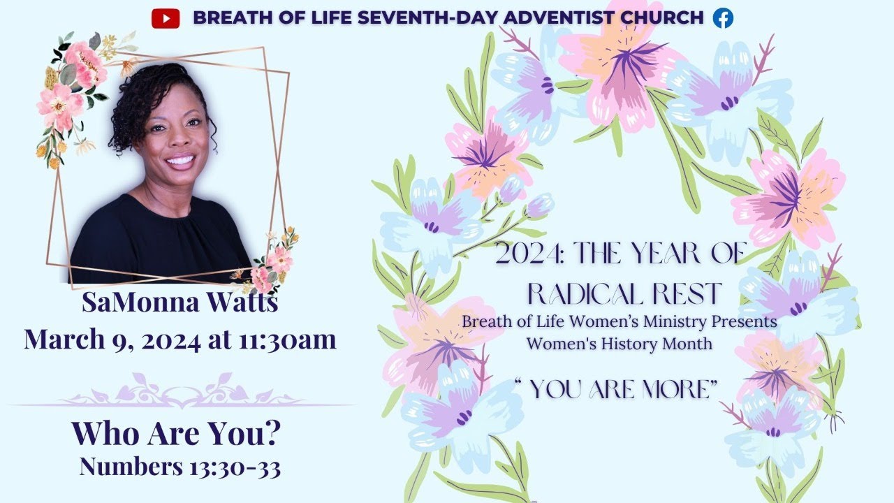 Women's History Month I "You Are More" I Who Are You I SaMonna Watts ...