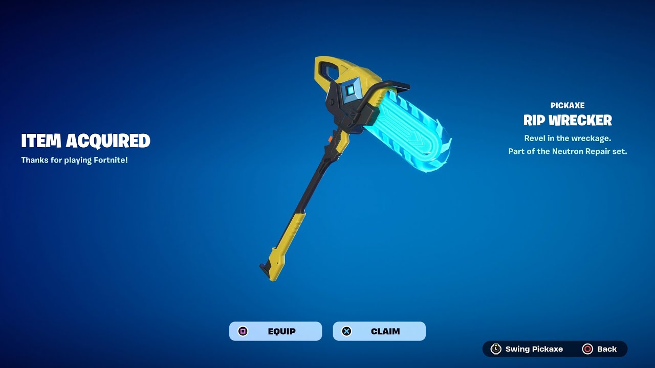 How To Get Rip Wrecker Pickaxe NOW FREE In Fortnite! (FREE Rip Wrecker ...