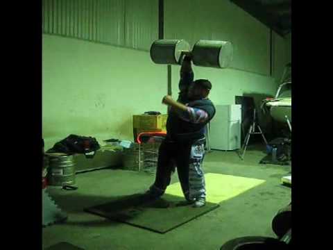 Monster Dumbell 109kg, Warrick Brant - YouTube
