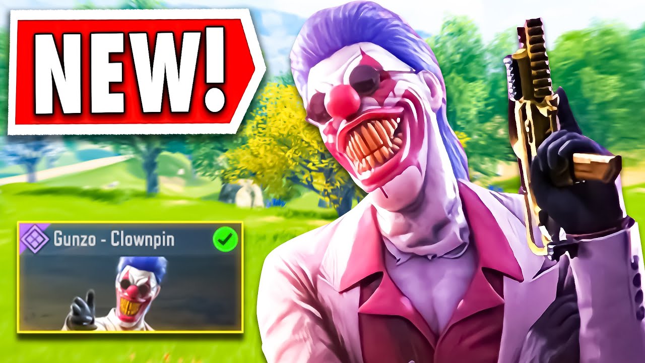 New Gunzo Clownpin Gameplay In Cod Mobile Youtube