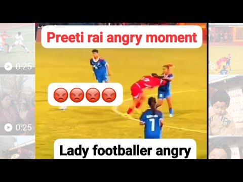 nepali footballer angry moments😡😡😡😡😡😡 most angry moment of football # ...