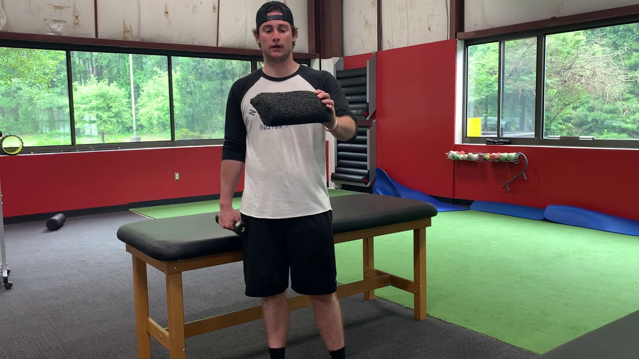 Side-Lying External Rotation - arm abducted 30 degrees - YouTube