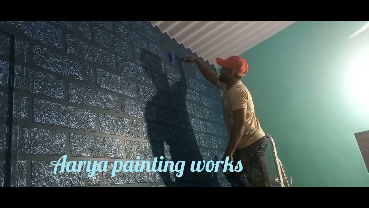 first time wall painting (structure) #made by me & Aky & Sumit# Birla ...