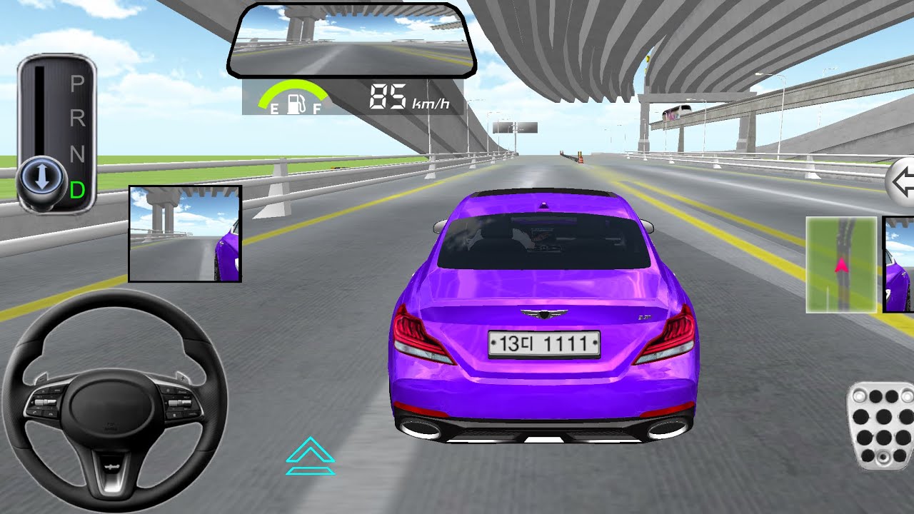 New Purple Mercedes For parking 3D Driving class Android game play ...