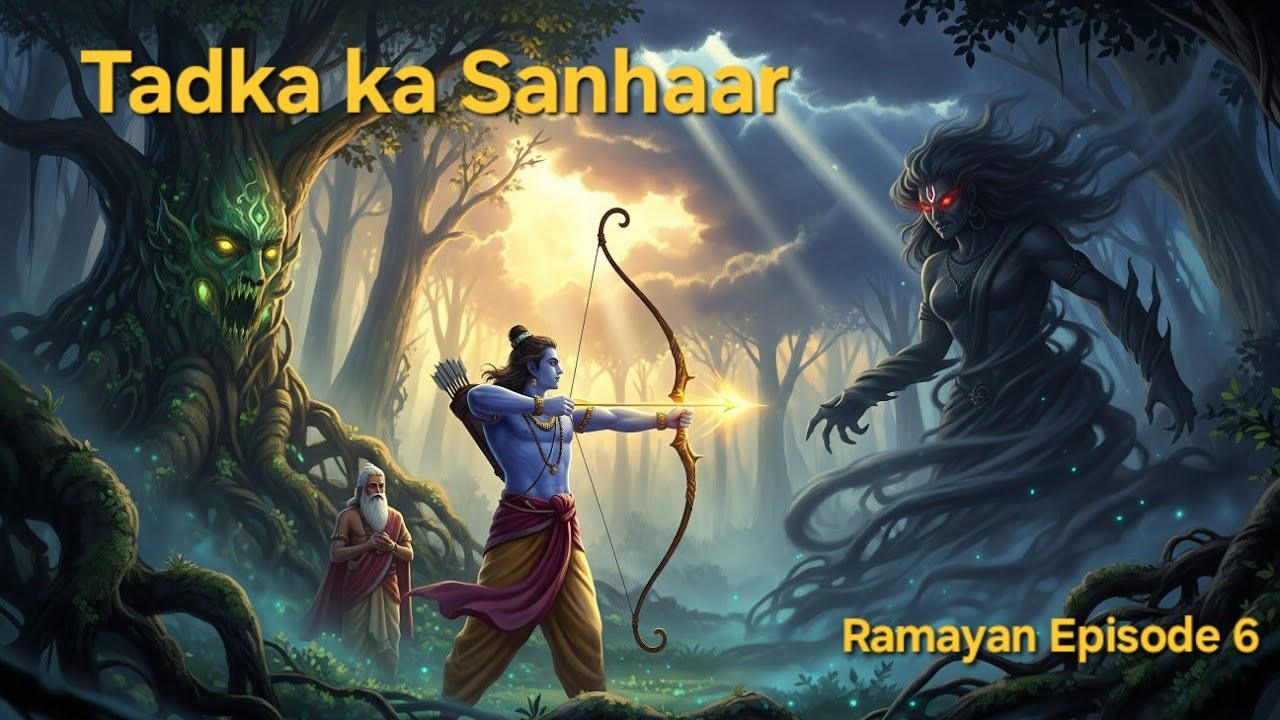 Ramayan Episode 6 – Tadaka Vadh | Lord Ram Defeats the Demoness Tadka ...