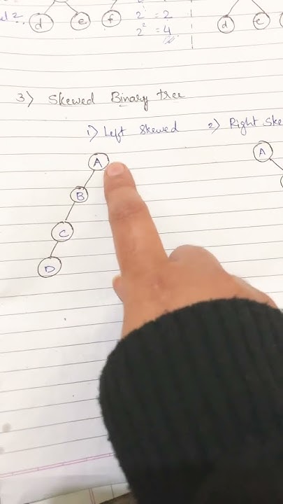 Skewed Binary Tree Explained Easy Left Right Skewed Binary Tree Typebinarytree Data