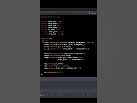 Ai Codes Pong Game [ChatGPT by OpenAi] #shorts - YouTube