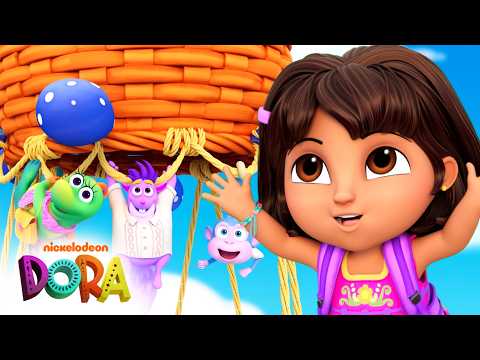Catch the Balloon, Dora! 🎈Teamwork for Kids | Dora & Friends