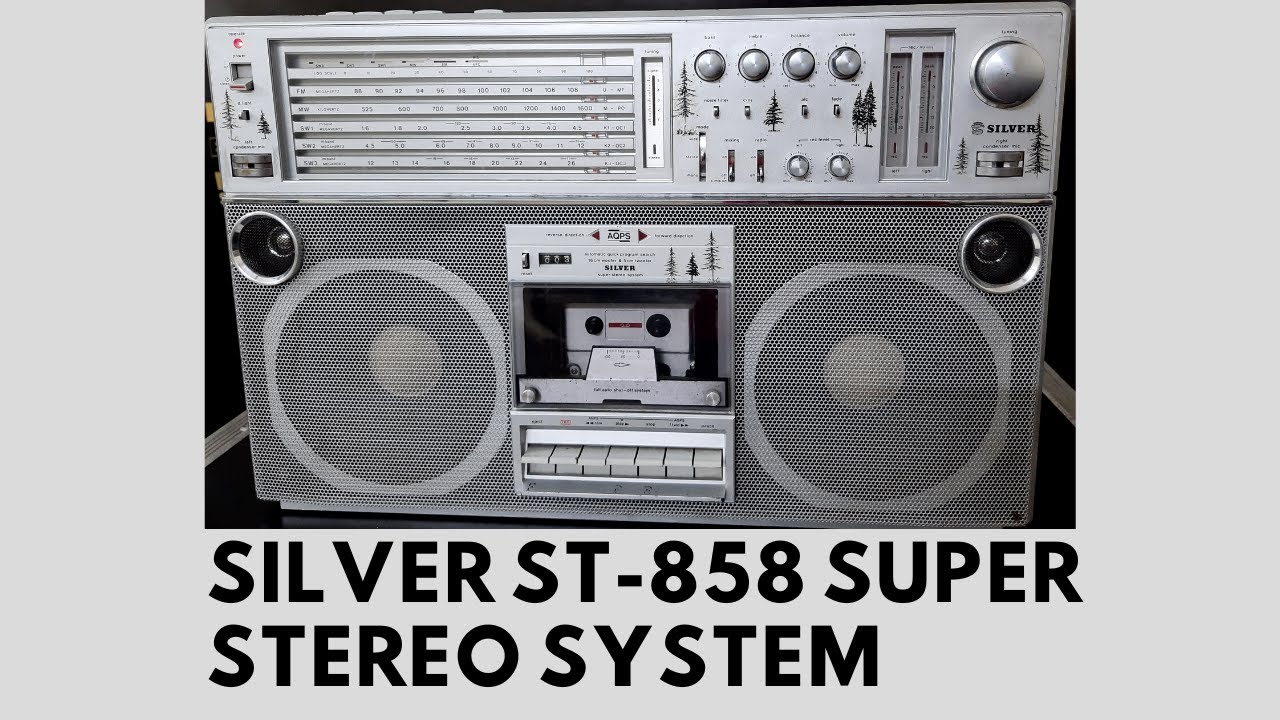 Silver ST-858 Super Stereo System How To Use Price And Connection IN ...