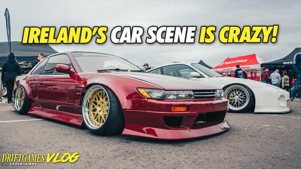 JDM cars out in force for Drift Masters in Ireland - YouTube