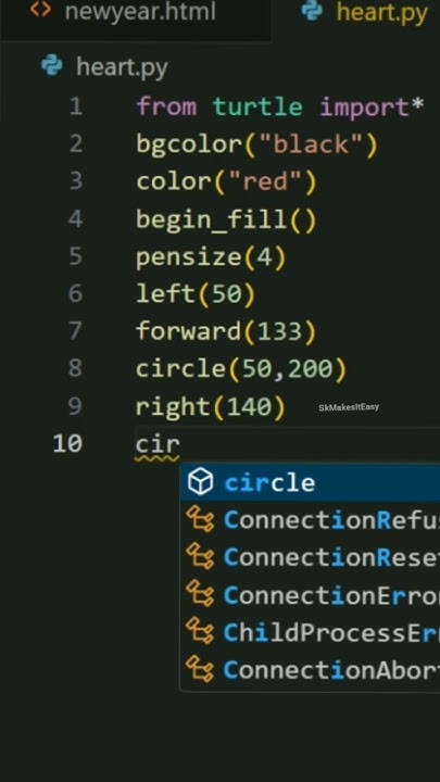 Valentine's day special heart using python ️#shorts #python - YouTube
