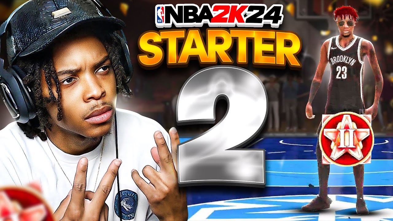 I ALREADY HIT STARTER 2 IN NBA 2K24! PUTTING RISE ON THE MAP! SEASON 1 ...