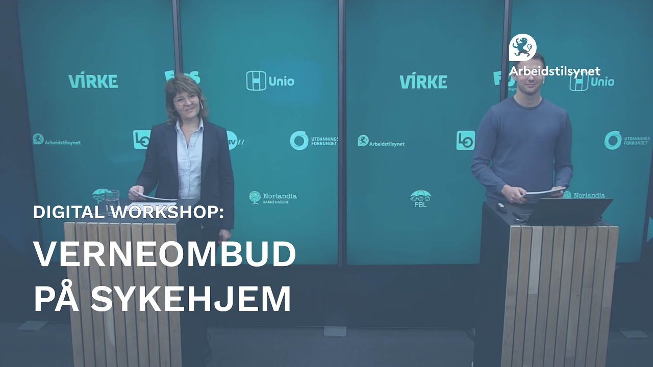 Digital workshop for verneombud på sykehjem - YouTube