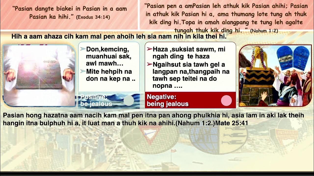 Q1 Lesson 4 Lai-natna le Hehpihna Tawh Kidim Pasian - YouTube