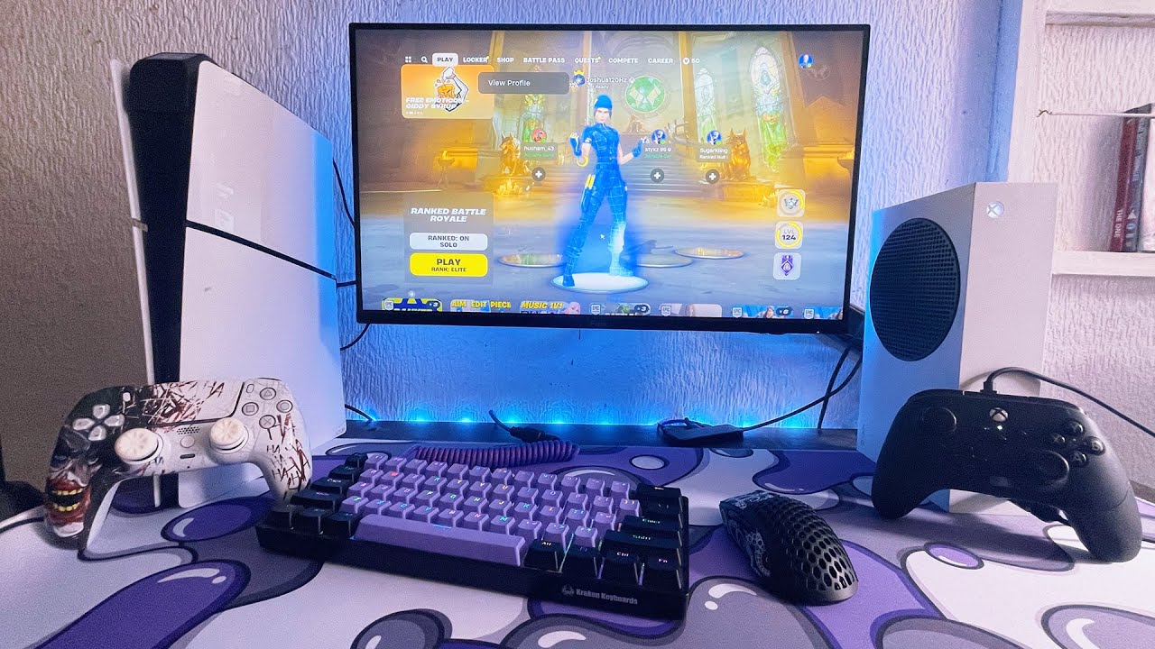 The Best Console Gaming Setup (Xbox & PS5) - YouTube