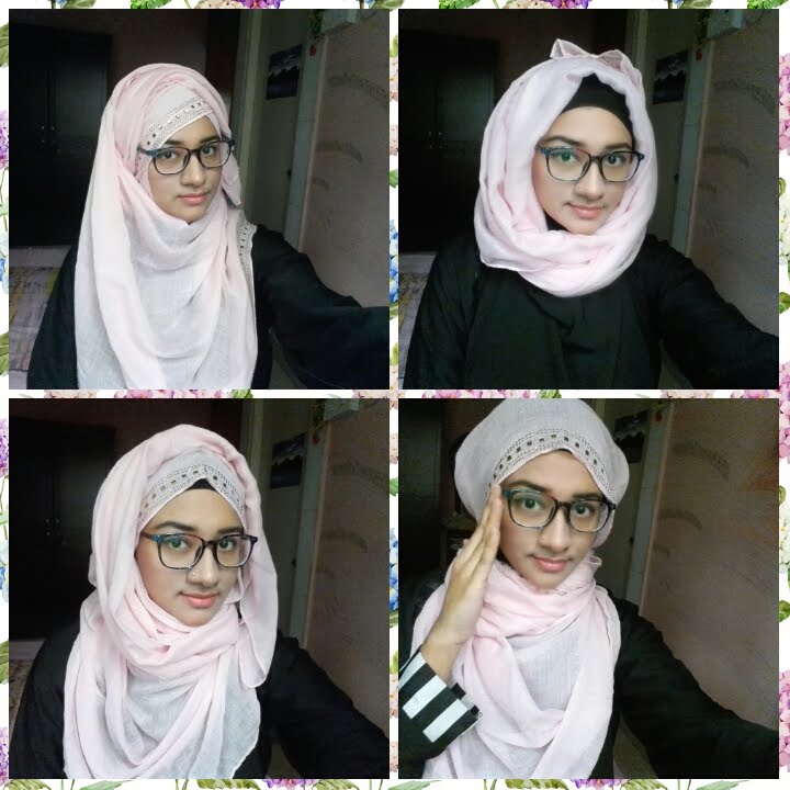 Quick & 4 Differents hijab style with glasses - YouTube