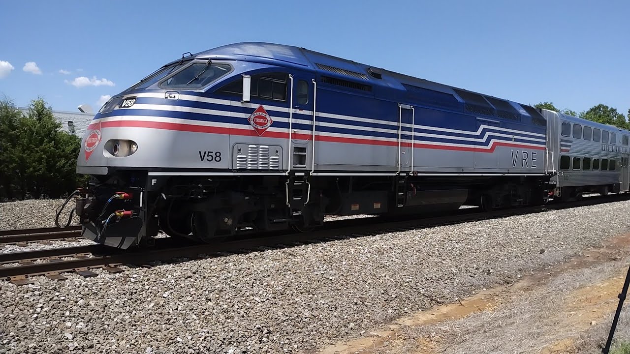 VRE 095 Deadhead Back To Broad Run VRE Yard - YouTube