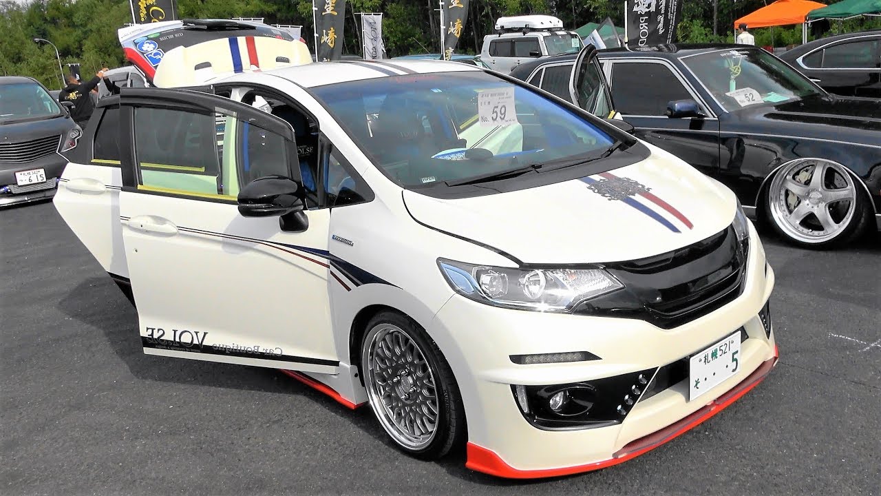 HONDA FIT GK custom GK系フィット - マジックスクエア杯 2019 - YouTube