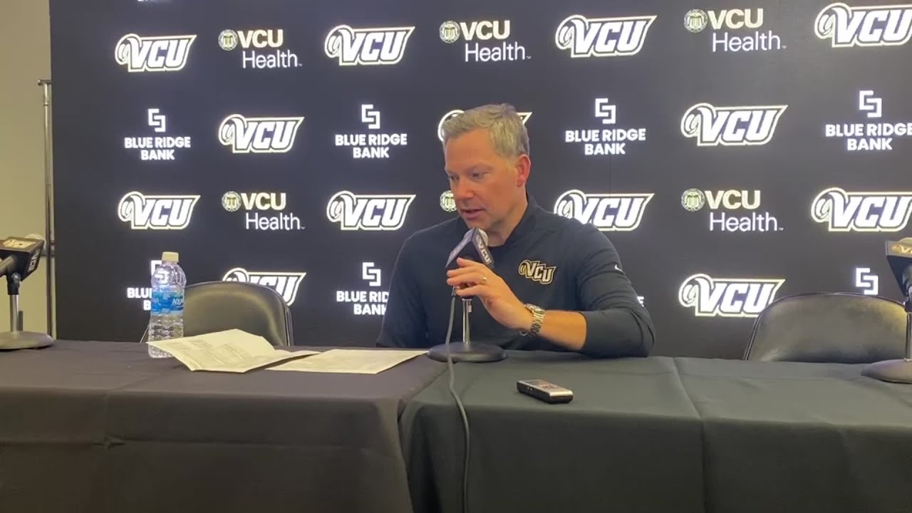 VCU basketball coach Ryan Odom after 63-60 loss to Norfolk State - YouTube