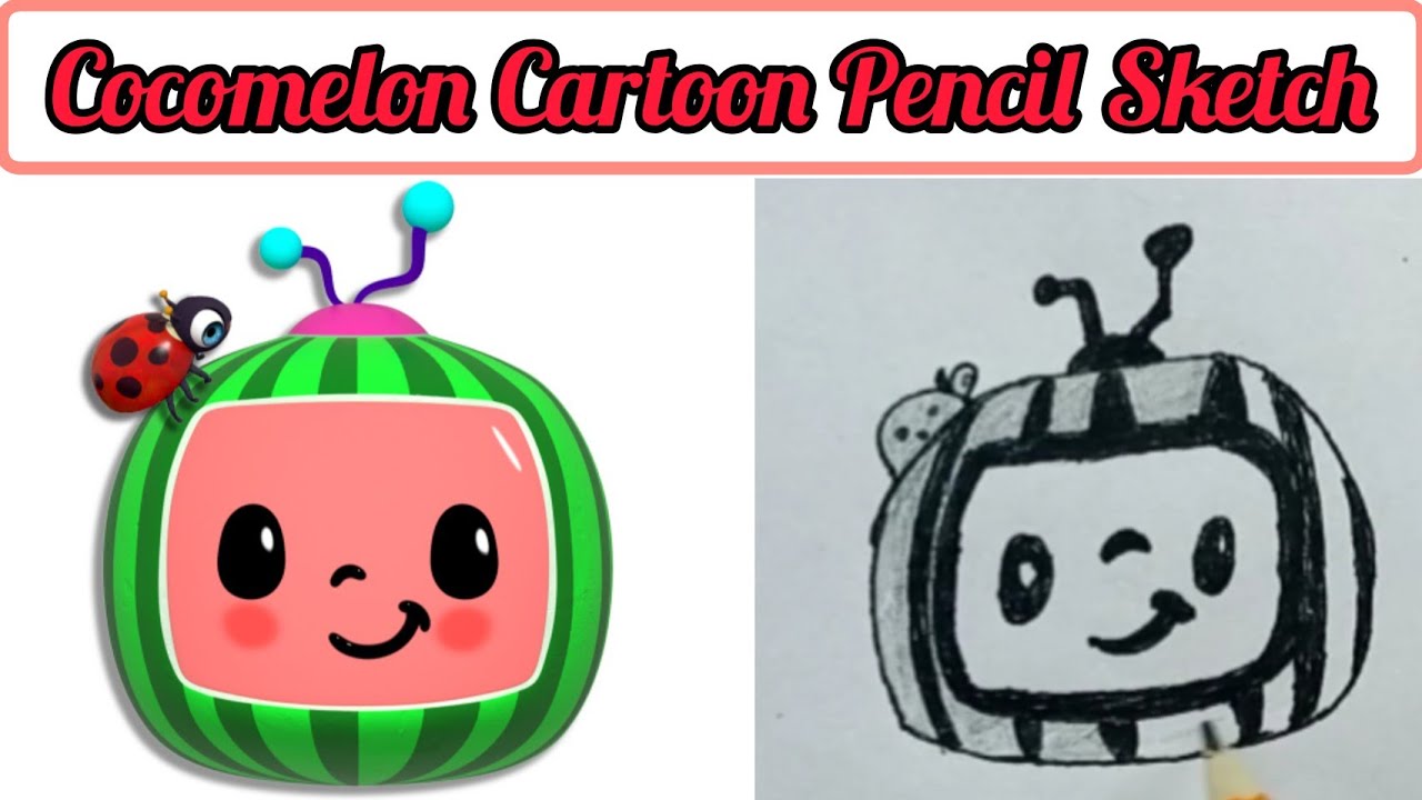 Beautiful Pencil Sketch of Coco Melon Cartoon. - YouTube