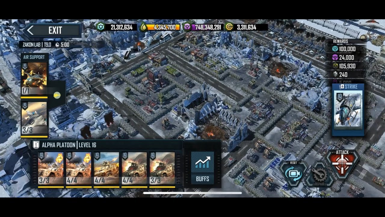 War Commander: Rogue Assault - Smash & Grab #1 (T9.0) [T10 LVs ...