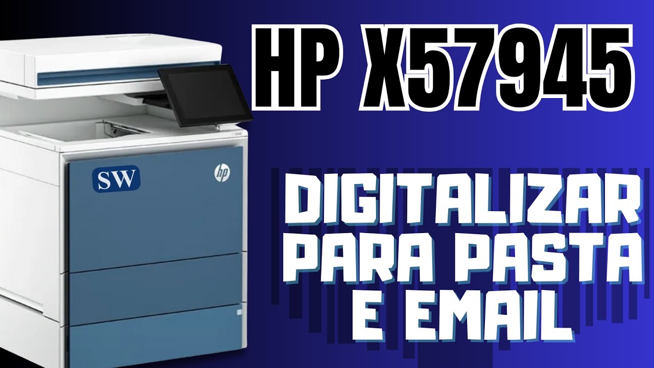 Como digitalizar para pasta e email na Impressora HP Color Laserjet ...