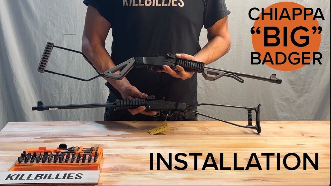 Chiappa Little Badger Install of Killbillies Custom Furniture - YouTube