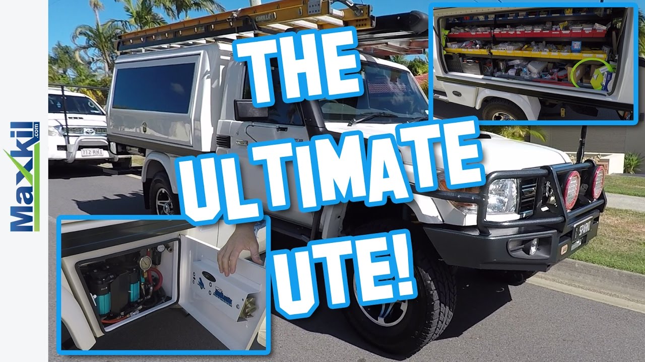 The Best Work Ute! - The Toyota Landcruiser - YouTube
