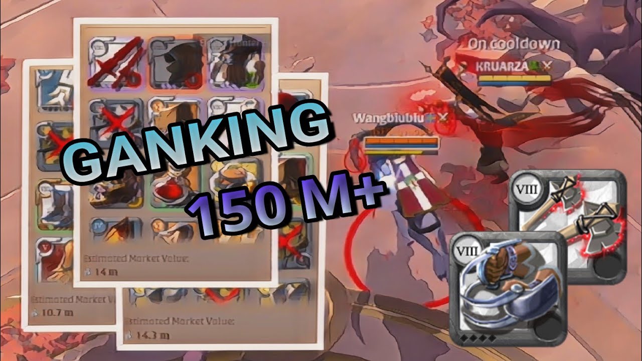 ALBION ONLINE | TEAM GANKING | HOW TO FARM SILVER IN GANKING | BEARPAWS ...