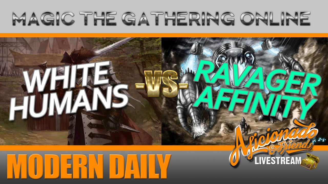 MTG: Daily Modern White Humans -vs- Affinity - YouTube
