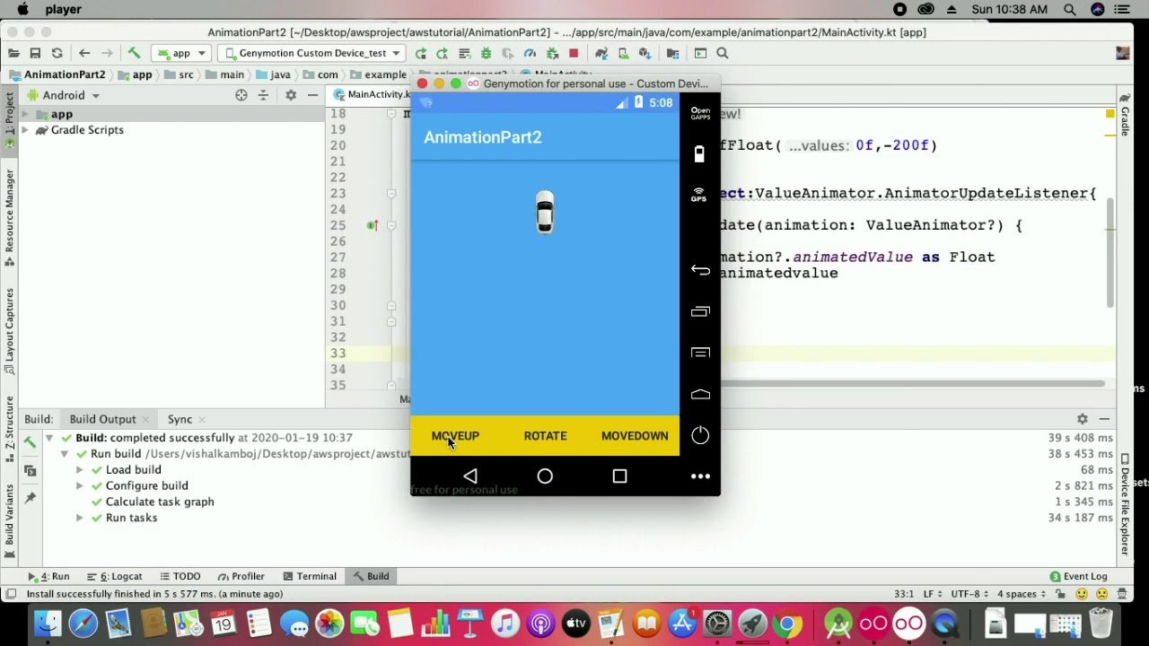Kotlin Animation Part 2 Value Animator And Objectanimator Youtube