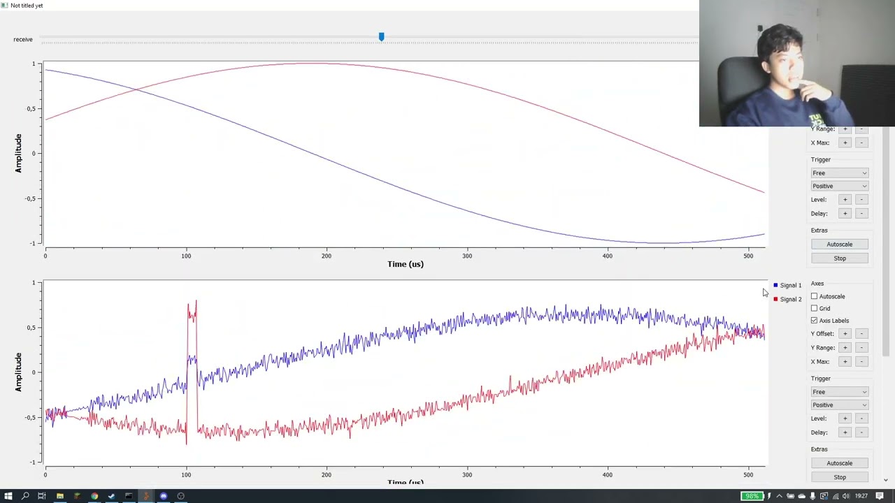 Blade RF GNU Radio | Duplex test at 1.8GHz Frequency - YouTube