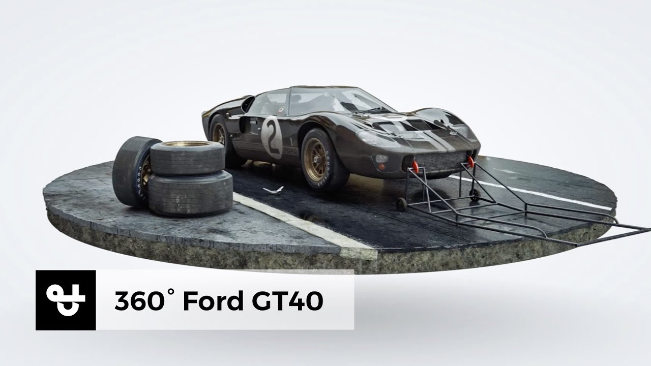 Ford GT40 - Winner of 24h Le Mans 1966 - 3D model - YouTube