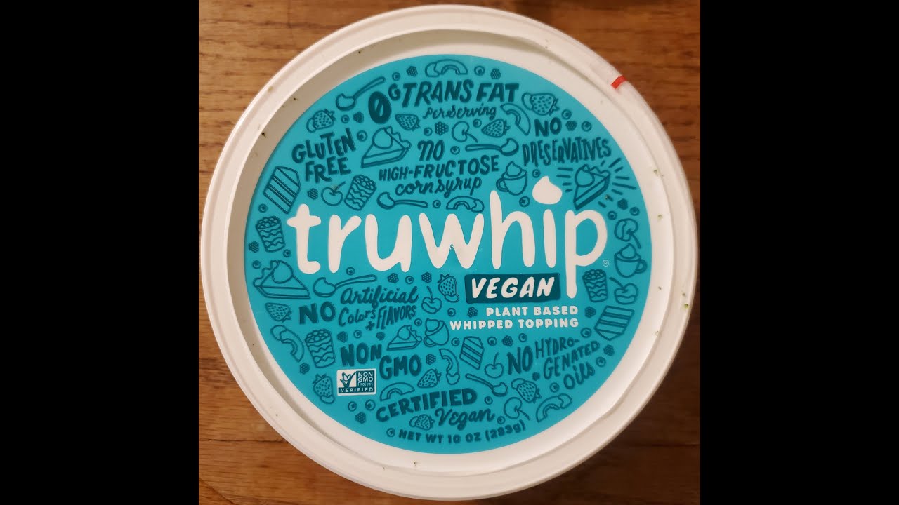 Truwhip Vegan Plant Based Whipped Topping Review - YouTube