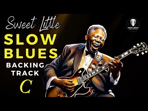 B.B. King's Sweet Little Slow Blues backing track - Jam in c