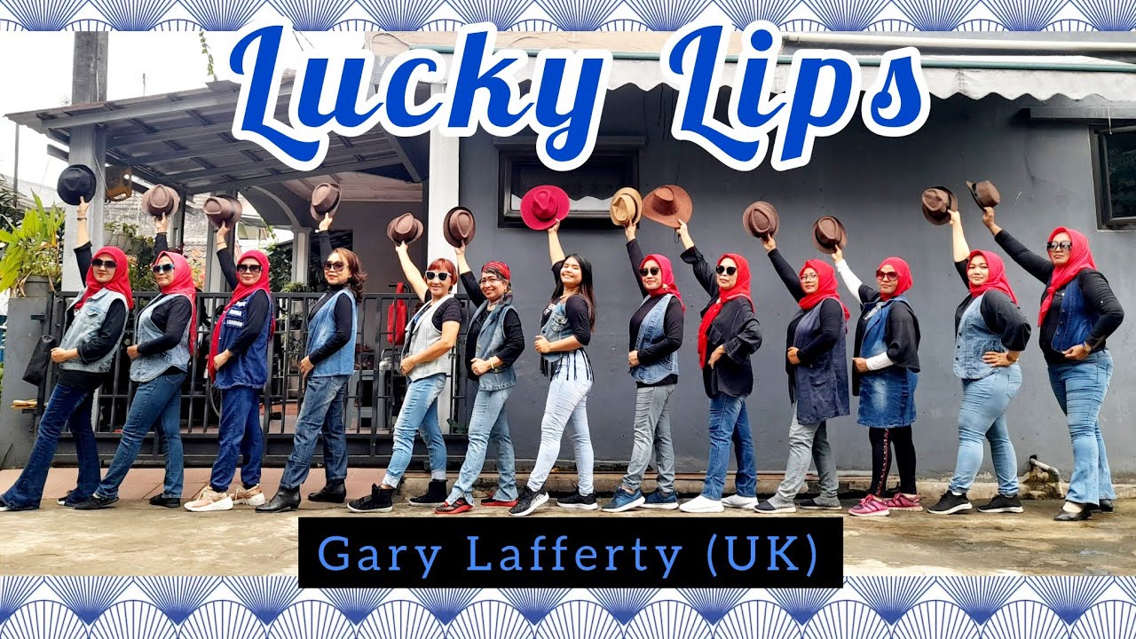 Lucky Lips [Line Dance]💃 - YouTube