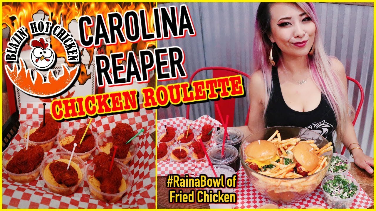 SPICY CHICKEN ROULETTE! - Carolina Reaper Chicken Nugget Hidden -# ...